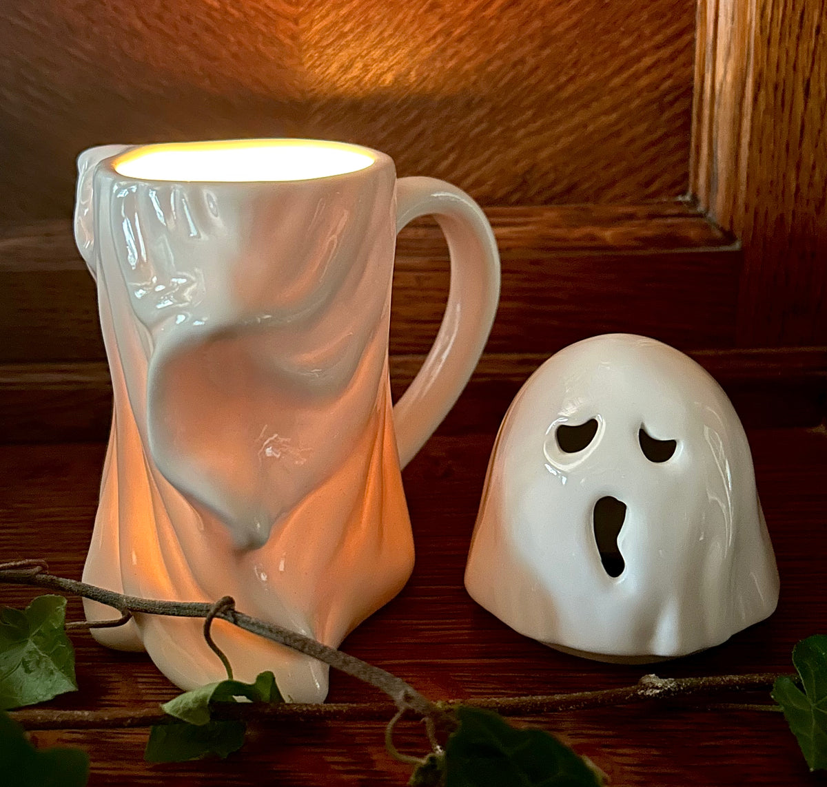 Ceramic Ghost Mug – Witches by Helena Garcia