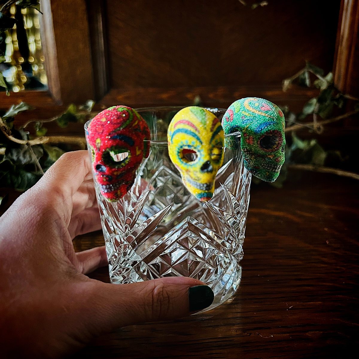 Day of The Dead Sugar Skull Cubes – Witches by Helena Garcia