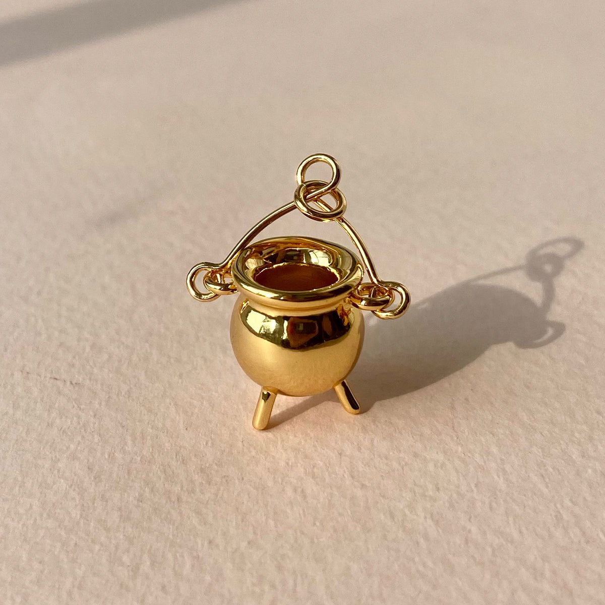 Cauldron Charm Gold or Enamel – Witches by Helena Garcia