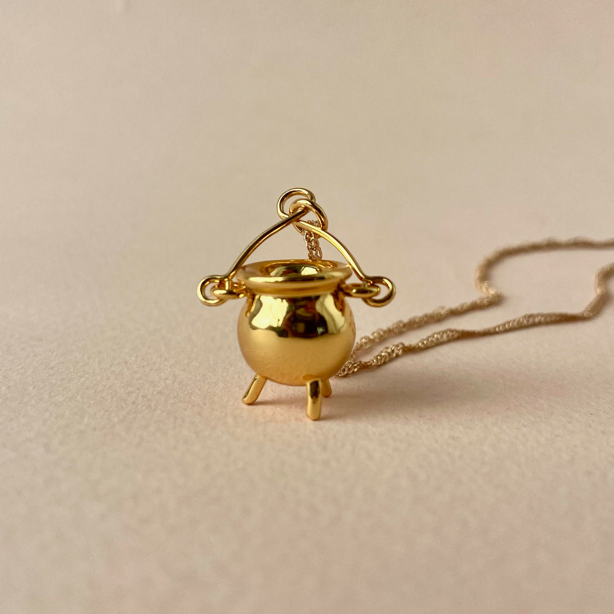 Cauldron Charm Gold or Enamel – Witches by Helena Garcia