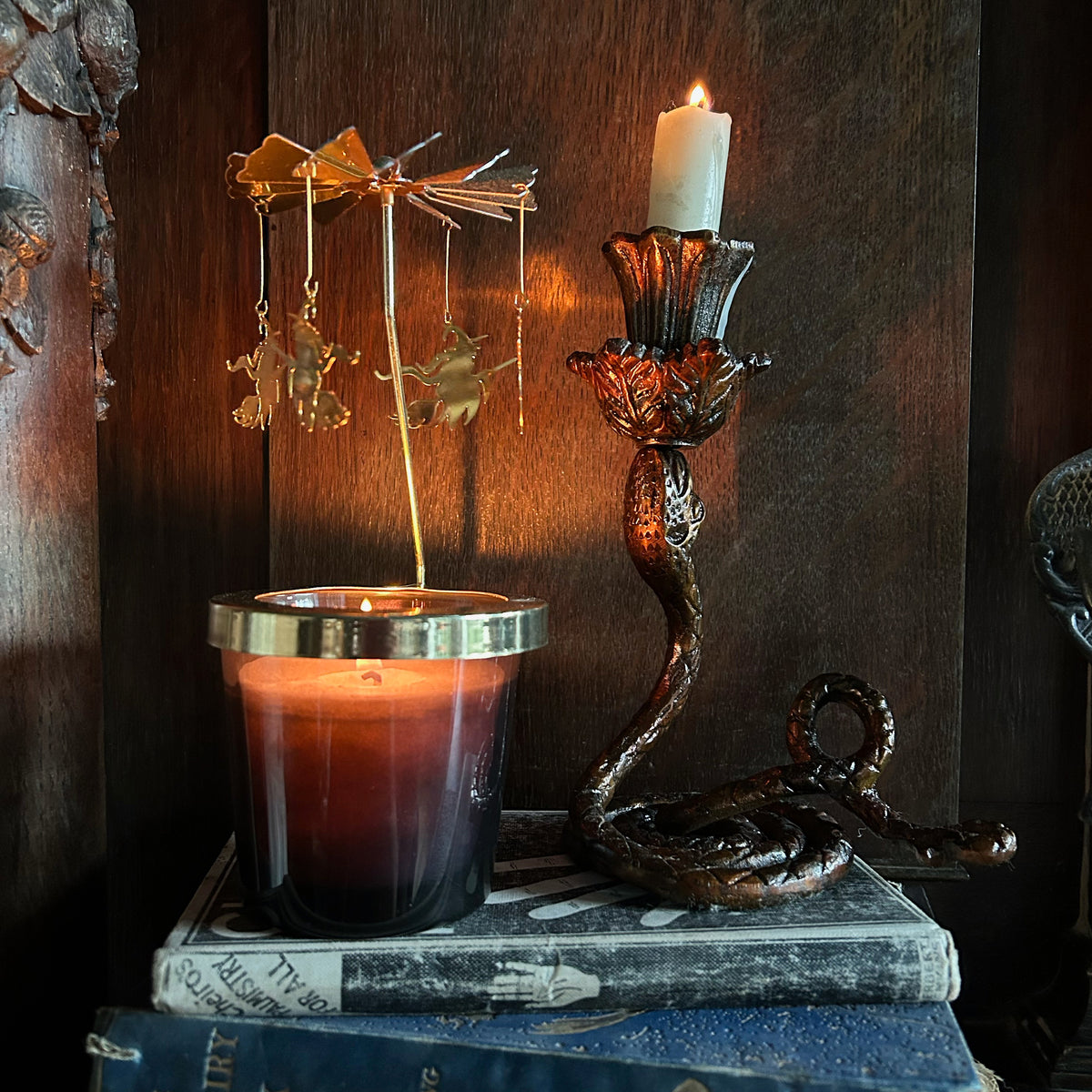 Flying Witch Candle Carousel – Witches by Helena Garcia